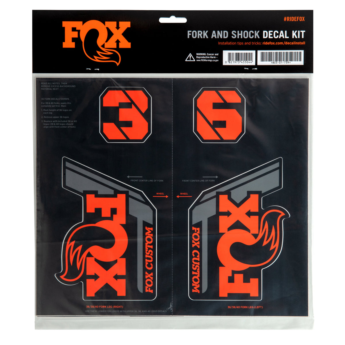 FOX FORK AND SHOCK DECAL KITS – Suspension Werx
